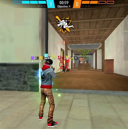 25 Nov 2025 8:33 PM FF Max GamePlay #Shorts 1 Vs 4 Or ? - 5