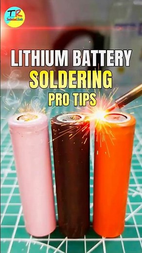 🔥 How To Solder Lithium Battery Cells Like A PRO | DIY Battery Tips