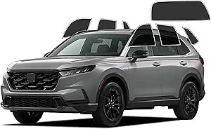 DIY Car Window Tinting Kit - Customize Shade: 5%, 10%, 20%, 35%, 50%, 70%, for Honda All Models Sides & Back Windows - Pre-Cut colorants for UV Blocking and Blast Protection