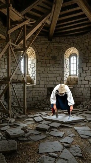 Inside a Medieval Watchtower: 700 Years of Stone Floor Built in Minutes | Timelapse