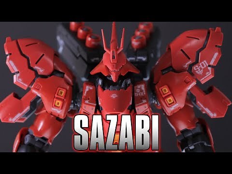1/144 Real Grade (RG) Sazabi Review - MOBILE SUIT GUNDAM CHAR'S COUNTERATTACK - 逆襲のシャア サザビ
