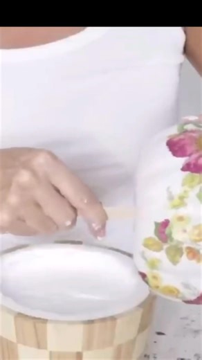 🎃✨ DIY Dollar Tree Pumpkin Topiary! Paint foam pumpkins white, add Mod Podge and pretty paper, then stack them for a high-end designer look on a budget! 🍂💸 #DollarTreeDIY | Olivia's Romantic Home DIY