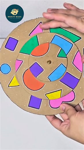 Brainy Buds on Instagram: "🎨🔵 Turn, Match & Learn!🔺🟡 This Color & Shape Recognition Wheel DIY is a fun, hands-on way for little learners to spin, match, and master essential early skills! ✨ Learn colors, shapes, hand-eye coordination, and pattern recognition — all in ONE interactive wheel! Perfect for toddlers & preschoolers 👶🧠 👉 Save for later, share with a parent, and tag us when your kid tries it! #ColorRecognition #ShapeRecognition #DIYKidsActivity #PreschoolLearning #toddleractivitie