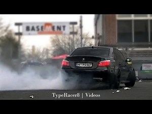CRAZY BMW M5 F1 BURNING RUBBER!