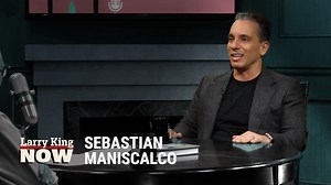 1.5K views · 17 reactions | Comedian Sebastian Maniscalco answers your questions from social media, including what growing up in Chicago was like, details on his upcoming Netflix special, and if he goes to Whole Foods alone or with his wife. | Larry King | Facebook