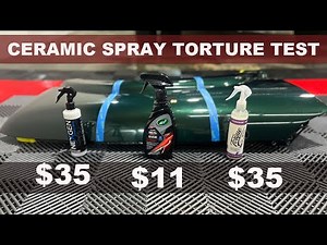 CERAMIC SPRAY TORTURE TEST - NEXGEN VS TORQUE VS SEAL N SHINE