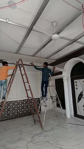 How to Install PVC Panels On The Ceiling - Easy Installation Pvc Ceiling Panel/pvc ceiling sheet/