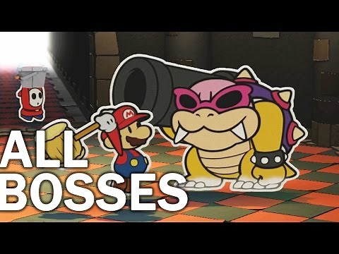 Paper Mario Color Splash: All Bosses and Ending (1080p 60fps)