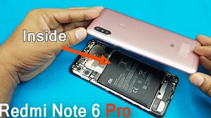 How to Open Redmi Note 6 Pro || Xiaomi Redmi Note 6 Pro Back Panel Remove || Note 6 Pro Inside