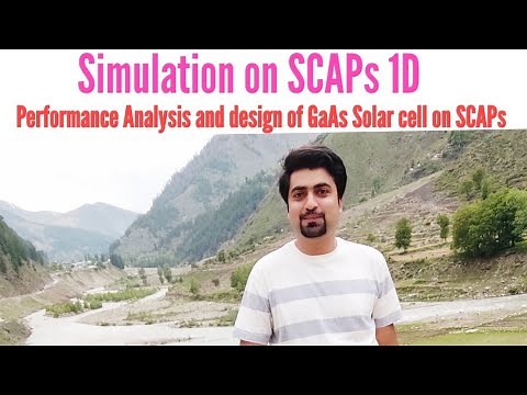 Performance Analysis and Design of GaAs Solar cell device on SCAPs 1D