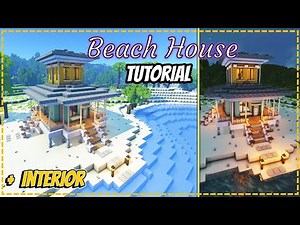 How to Build a Stunning Beach House in Minecraft | Ultimate Minecraft House Tutorial
