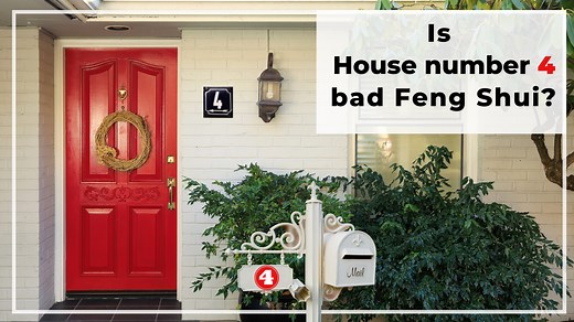 Is house number 4 bad Feng Shui and how to fix it? — Picture Healer - Feng Shui and fortune telling