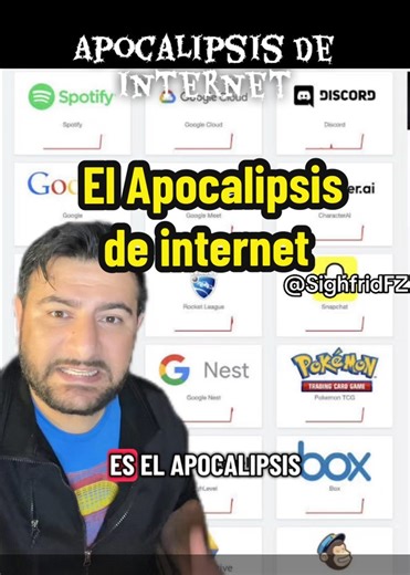 El Apocalipsis de internet es ahora. Y el mundo se queda con medio internet. #aws #amazon #apocalipsis #sighfridfz #sighfridfz2 | Sighfridfz