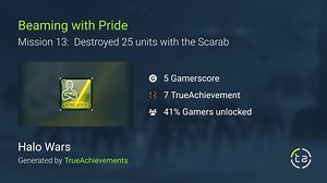Beaming with Pride achievement in Halo Wars
