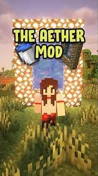 The Aether 🌇 Mod Showcase #minecraft #mods #shorts