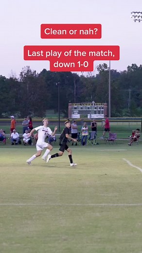 Let’s play another “Clean or Nah”. White team is down 1-0, and this is the last play of the match. #football #soccer #soccertiktok #footballtiktok