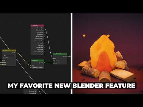 BEST NEW Blender 3D Feature + Stylized Fire Tutorial