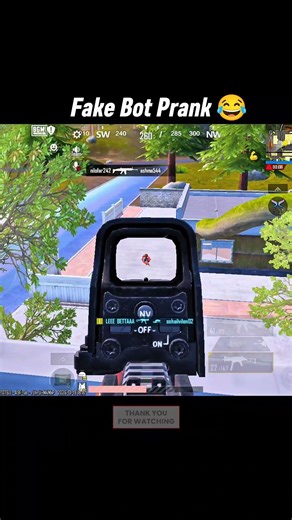 Fake Bot Prank 😂#shorts #pubg #bgmi