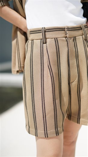 PP and Family on Instagram: "Special price for SET: 2,000 THB NEW Brown Oversized Lace Shirt Product code: E260203NBR14 Price: 1,250 THB Size: Free size – B44” L25” S21” Fabric: Knit Color: ลายทางน้ำตาลดำ (Model size: 32-26-35 Height 160 cm : Wearing S) NEW Brown EZ Shorts Product code: E260207NBR17 Price: 950 THB Size: S – W26-29” H39” L16“ M – W29-32” H42” L16.5” Fabric: Knit + ซับในอย่างดี Color: ลายทางน้ำตาลดำ Details: เซ็ทนี้ใส่ง่ายมาก เสื้อเชิ๊ตแขนสั้นทรงoversized เน้นเอาไป mix & match สาม