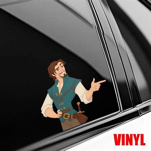 Disney Rapunzel Princess Pascal Maximus Peeker Peeking Car Window Decals, Waterproof Vinyl Stickers, Disney Tangled, Pack Stickers UOWA03 - Etsy