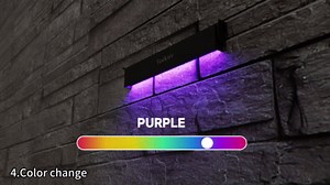 Teekuv 8 Pack 7 Inch RGBCW LED Hardscape Lighting, APP Control Retaining Wall Lights,IP65 Outdoor LED Landscape Lights, 12V DC Low Voltage Step Lights, FCC Listed