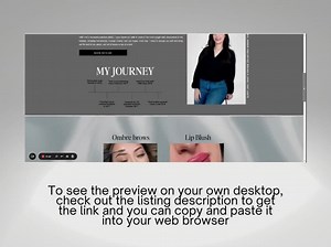 Showit Website Template, PMU Artist Website Template, Showit Website Template for Service Provider, Permanent Makeup Artist Website Design - Etsy Canada
