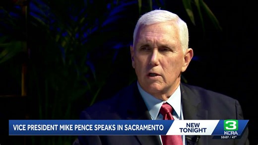 Mike Pence discusses key issues during Sacramento Speakers Series