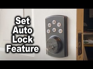 How to Set Auto Lock Feature on Kwikset PowerBolt 2 Door Lock | The Fixer Clips