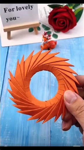 Membuat Senjata Ninja Dari Kertas Origami #origami #diy #shortvideo