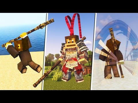 Best Minecraft Combat Mod in 2024 (1.20.1) Black Myth Wukong Mod