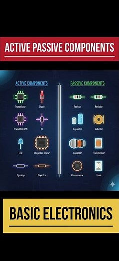 Active and Passive Components in Electronics | Explained in Hindi Urdu