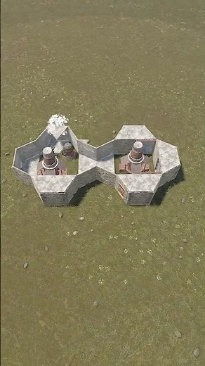 INSANE Furnace Base for Rust! 🔥🔥 #shorts #rust #rustbase #rustbuild #rustshorts #rustfurnace