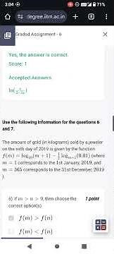 # week 6 maths 1 Graded Assignment #bs degree #iitm# IIT MADRAS ##