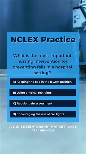 🚨 NCLEX Pop Quiz! Think you’ve got what it takes? 🤔 Drop your answer below and flex that nursing brain! 🧠💪 💡 We’ll share the correct answer with a full breakdown in the comments! 🎯 Nailed it? You’re leveling up your NCLEX game! 📘 Missed it? No stress — every question is a step forward. Tag your study partner and crush this NCLEX journey together! 🩺👯‍♀️ ✨ Want more must-know tips and no-fluff study help? Follow @TeachRN.official and prep like a pro! #nurselife #nurse #nclextips #nursesro