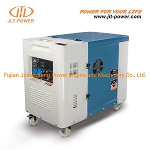 [Hot Item] Gasoline Engine Generator 7000watts 7kw Air Cooled Portable Canopy Silent Diesel Generator with Electric Start