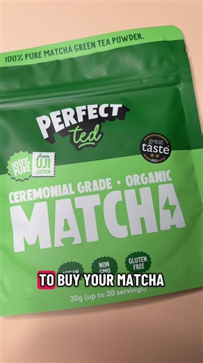 If you love your matcha you will love this from @PerfectTed #matcha #matchadrink #perfecttedmatchaflavours #tiktokmademebuyit