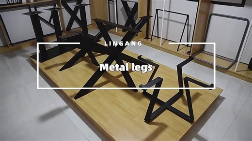 Modern Electric Height Adjustable Stand Desk Metal Frame Four Legs for Office Staff or Meeting Table