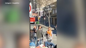 Keanu Reeves filmed on set of Matrix 4