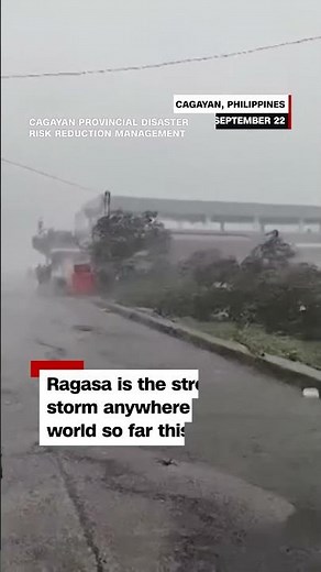 Super Typhoon Ragasa is the strongest on earth this year