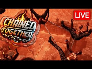 Playing Getting Over it Multiplayer with CJ and Psycho - Chained Together LIVE 🔴