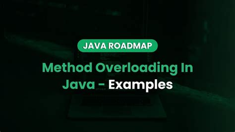 method overloading in java examples