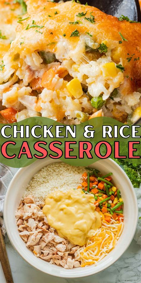 Creamy Chicken Rice Casserole I Wash You Dry