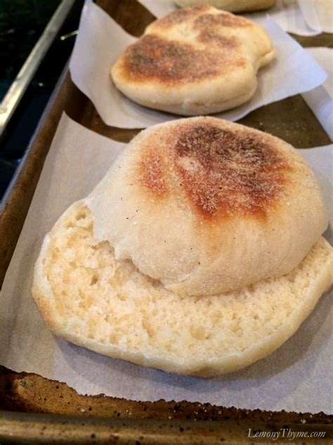 Homemade English Muffins Bread Machine Method Lemony Thyme