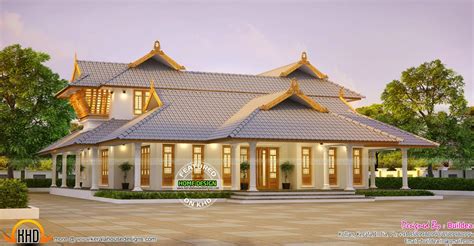 Nalukettu House Plan 5 Bedroom A Traditional Kerala Style Home