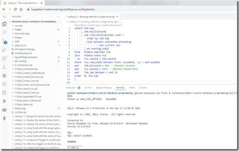 Live Handson Environment For Modern Oracle Database Programming AMIS