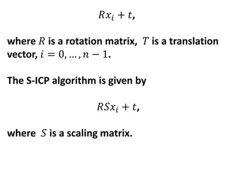 dmitrii tihonkih the iterative closest points algorithm and affine transformations