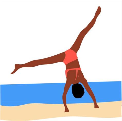 10 Cartwheel And Beach Stock Illustrations Royalty Free Vector Graphics And Clip Art Istock