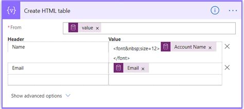 create html table from excel power automate bios pics