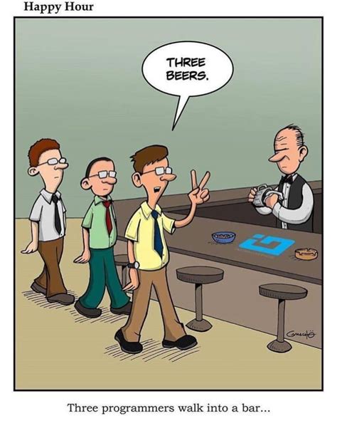 three programmers walk into a bar funny programmer jokes programmer humor programing jokes