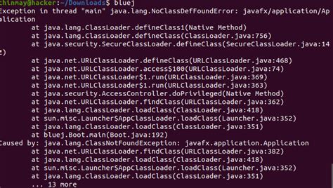 java bluej not running in ubuntu machine stack overflow